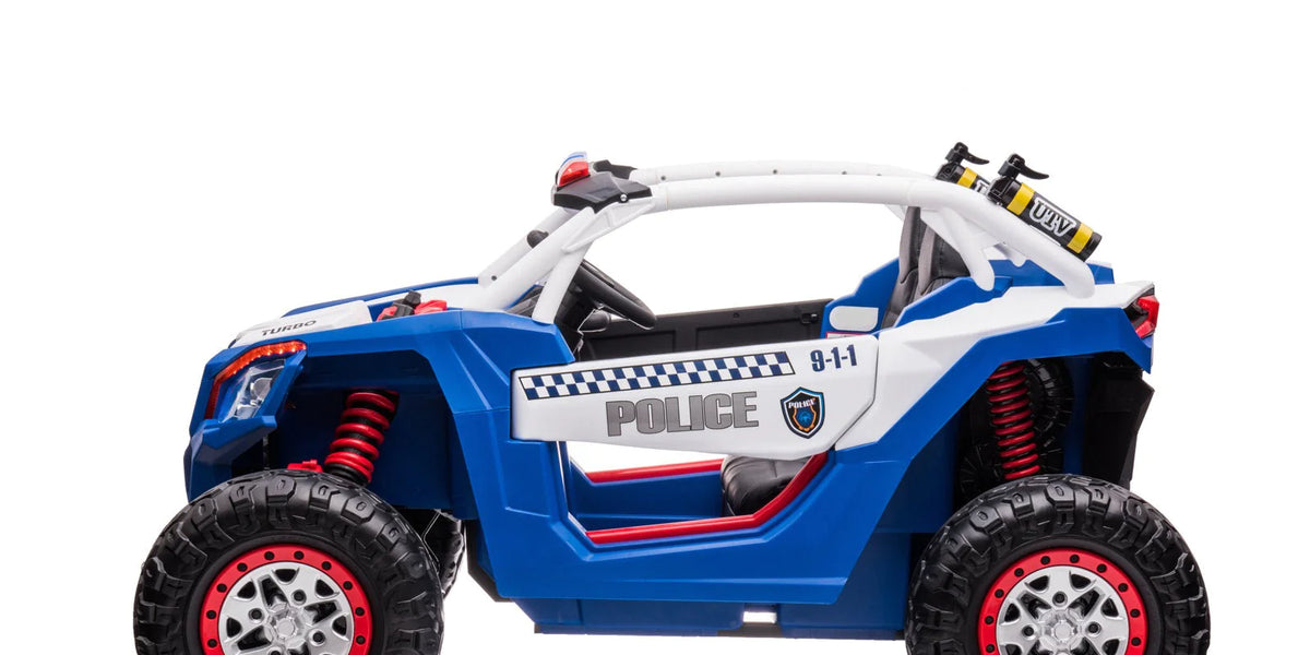 2025 24V Police Dune Buggy 2 Seater Ride On Cars 4x4 With Remote Contr ...
